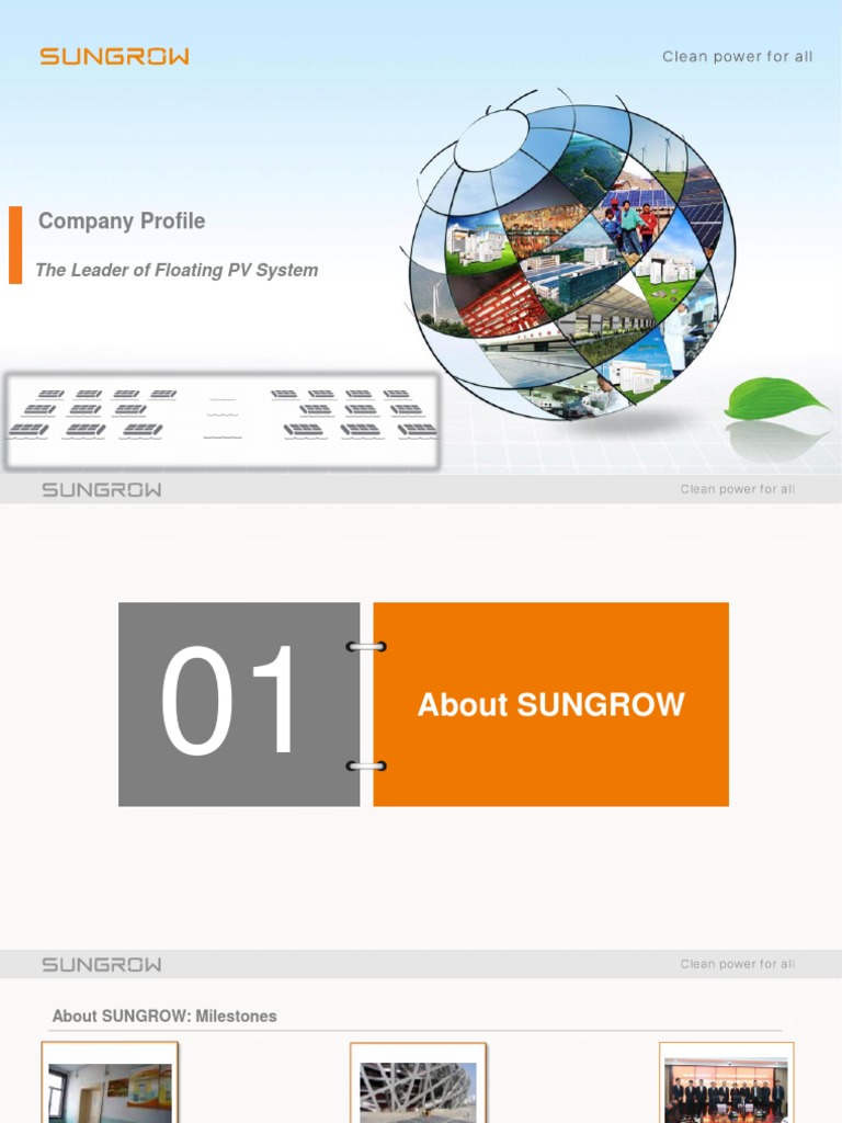SUNGROW: Leader in Floating PV Systems | PDF | Photovoltaics ...