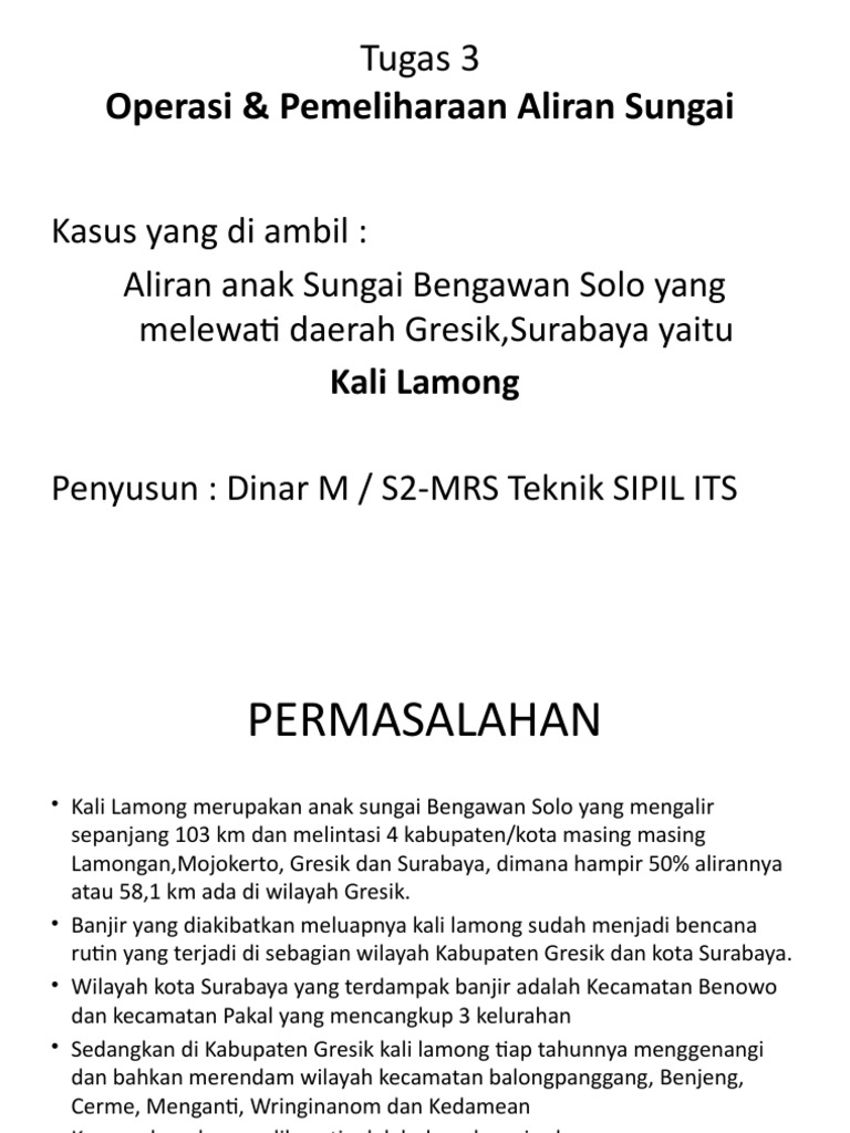 Tugas 3 OP Sungai | PDF