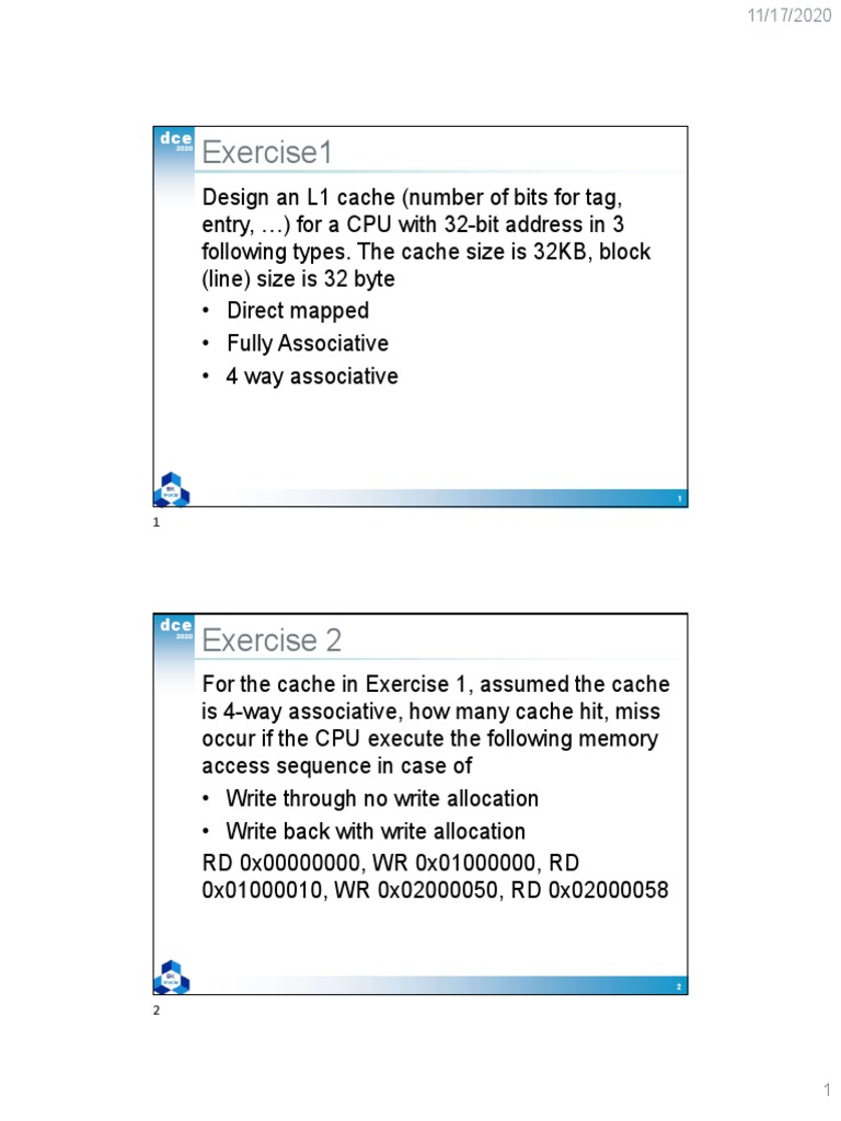 Assignment Cache | PDF | Computers