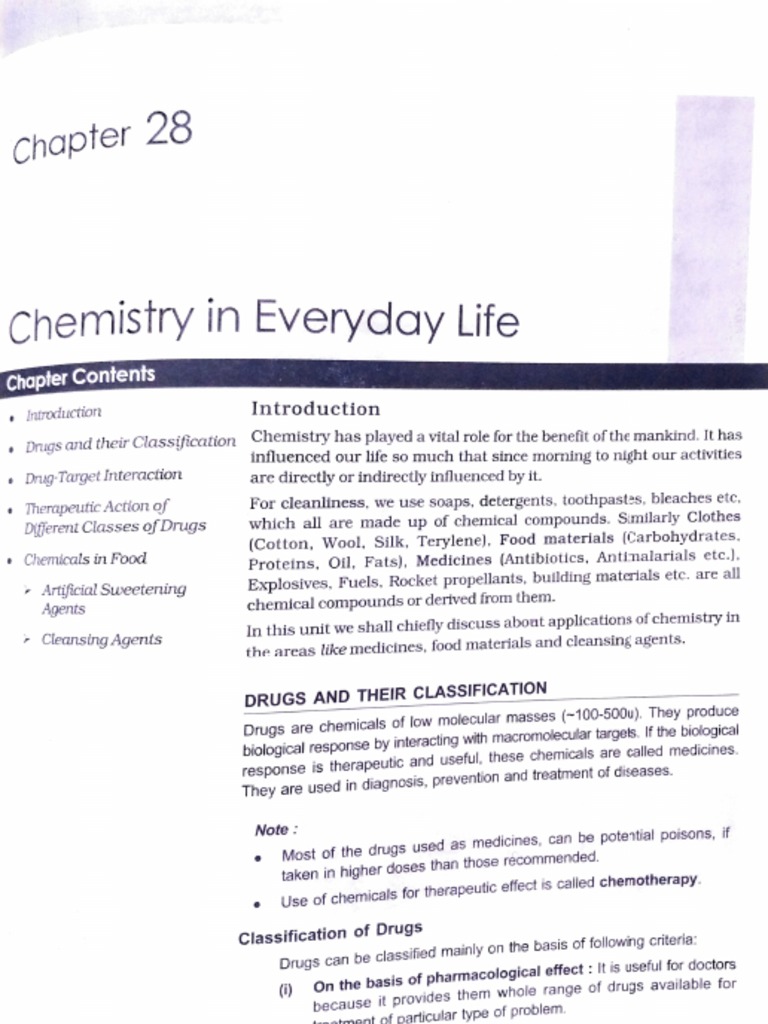 Chemistry in Everyday Life | PDF