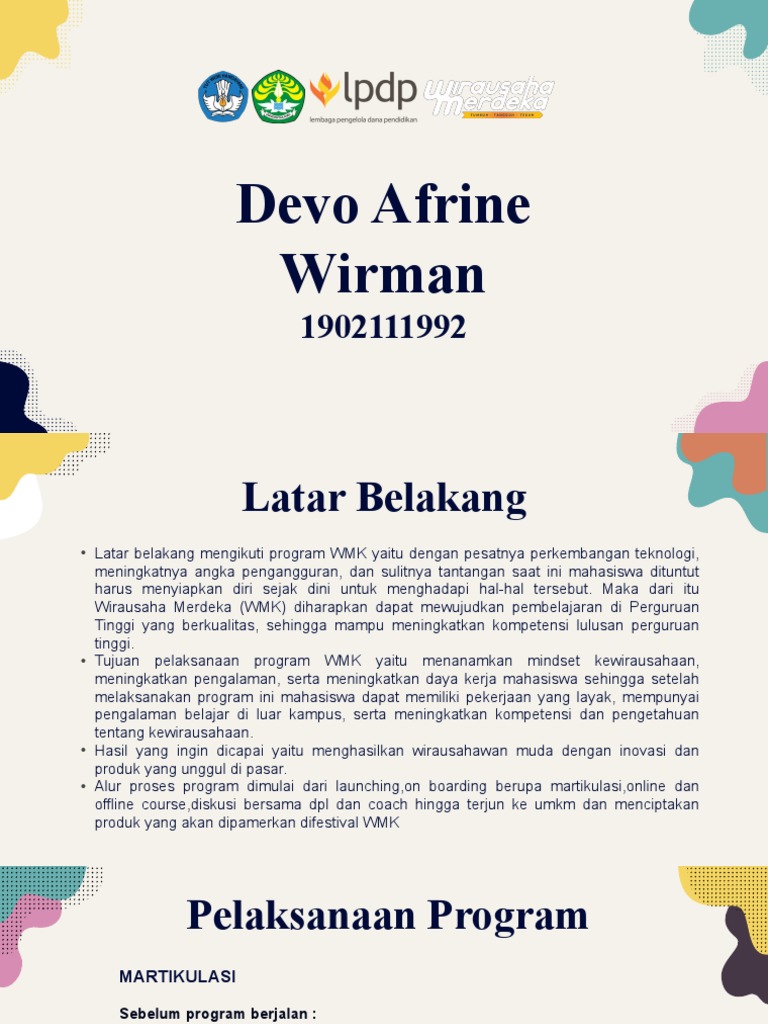 Laporan Individu Devo | PDF