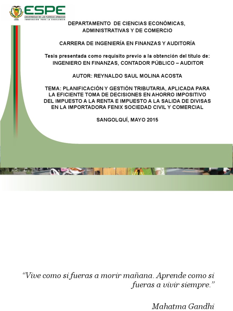T Espe 049033 D | PDF | Impuestos | Contabilidad