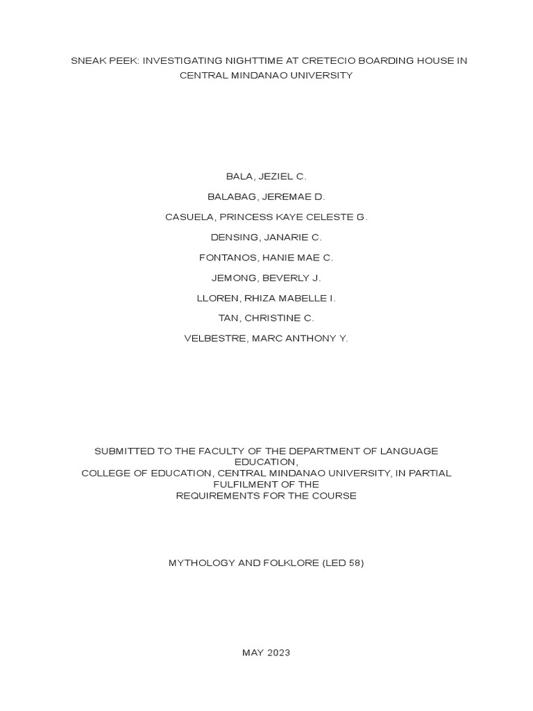 Research Paper - FINAL 1 | PDF | Folklore | Integrity