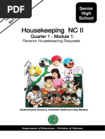 Housekeeping Terminology Guide | PDF | Housekeeping | Hotel