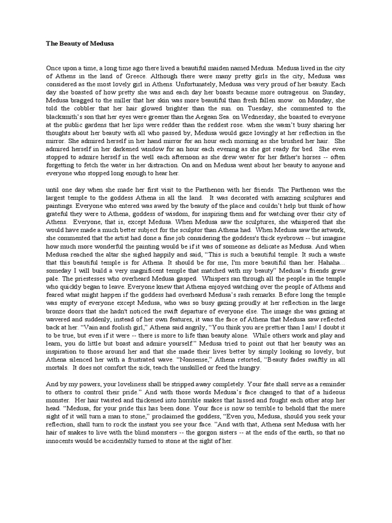 The Beauty of Medusa | PDF