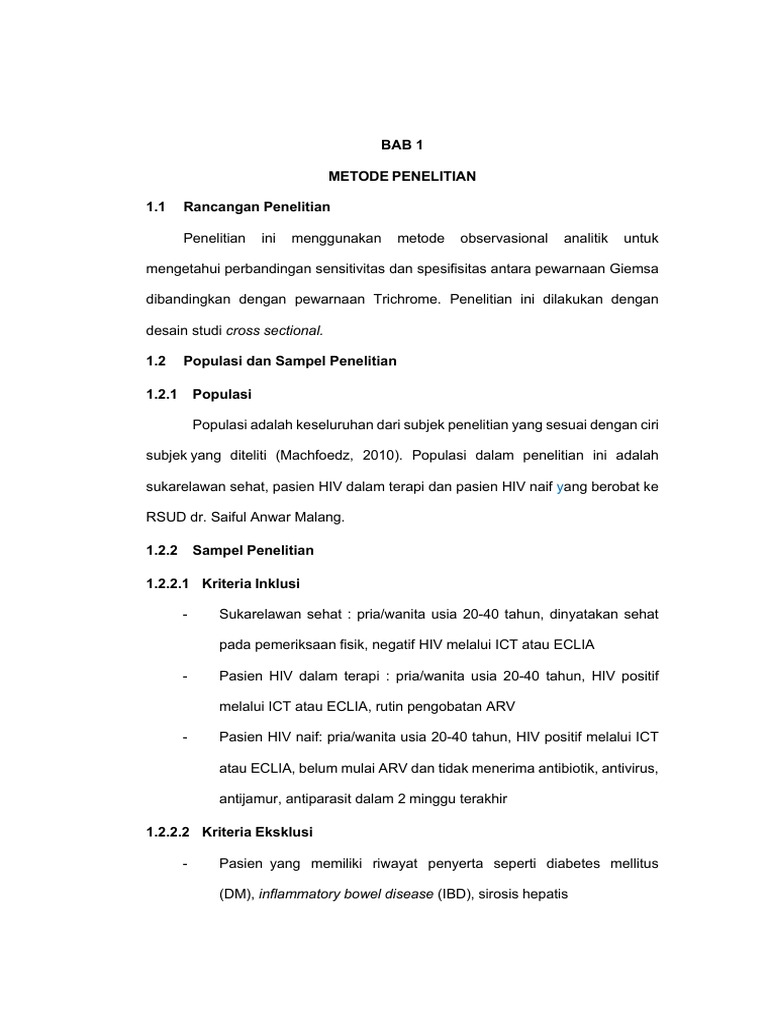 Perbandingan Pewarnaan Giemsa dan Trichrome | PDF