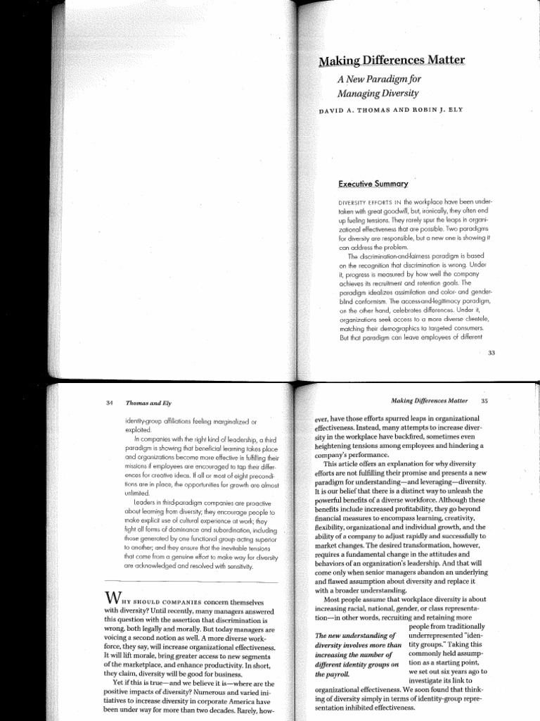 Making Differences Matter | PDF