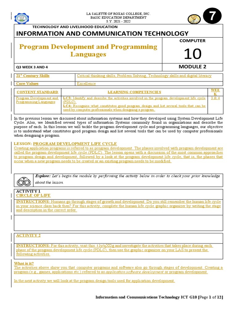 Grade 10 Ict Q3 W34 | PDF | World Wide Web | Internet & Web
