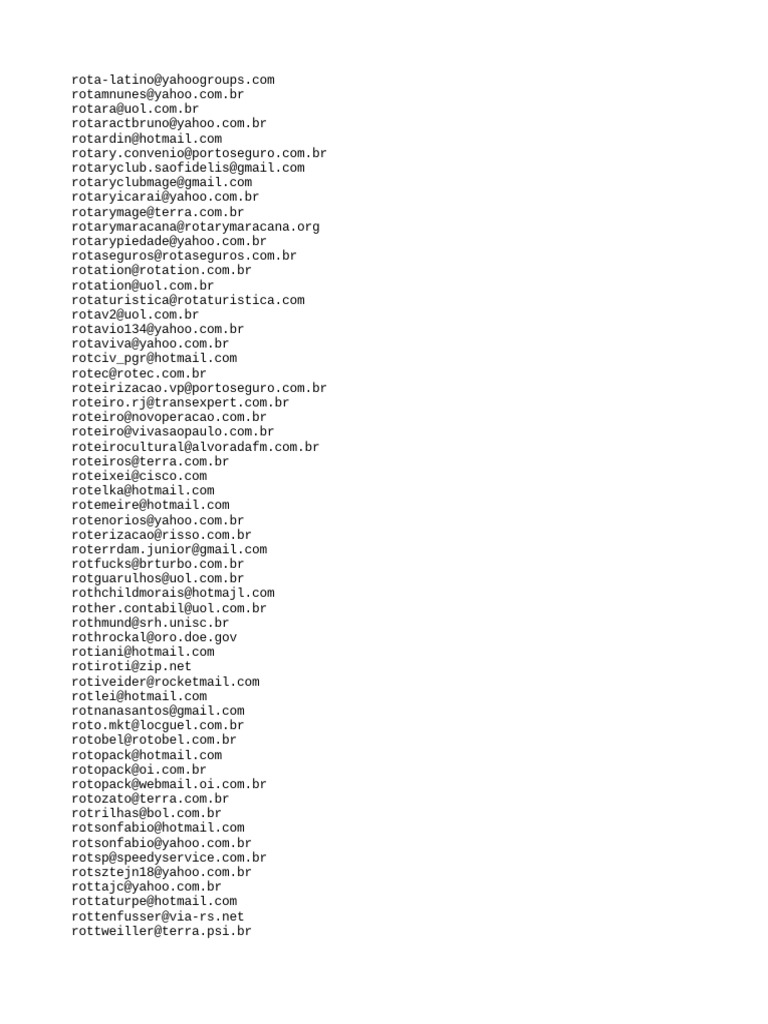 Lista de E-Mail Marketing Na Web - Part18 | PDF