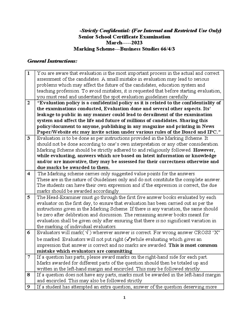 Strictly Confidential: (For Internal and Restricted Use Only) | PDF ...