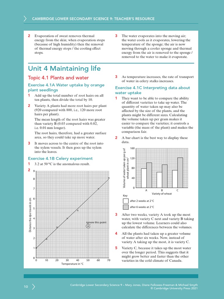 Teacher's Workbook for Science 9 | PDF | Water | Kidney
