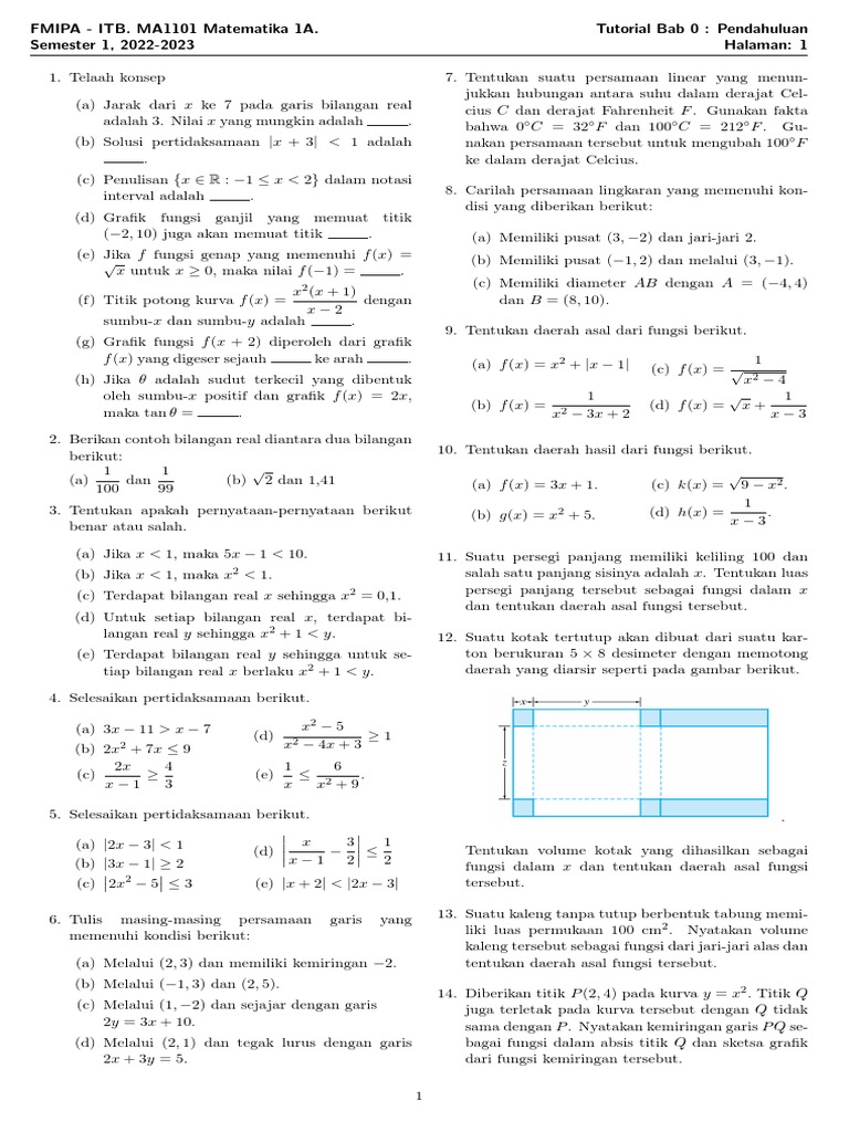 Tutorial Bab 0 | PDF