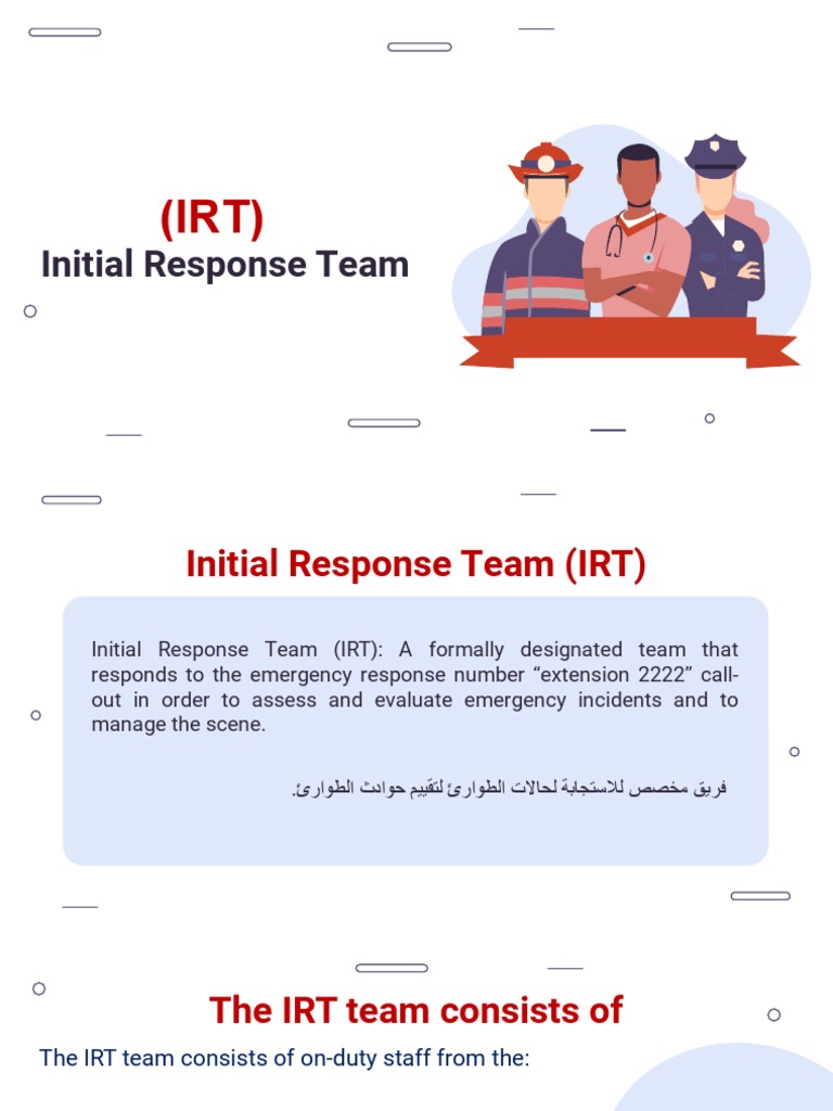 Irt Training Course Material | PDF | Emergency | Safety