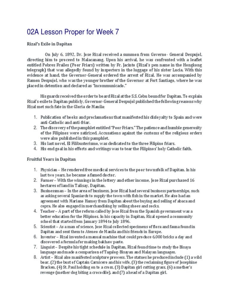 02A Lesson Proper For Week 7 | PDF | Philippines