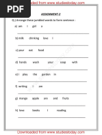 Paragraph Writing Class 3 | PDF