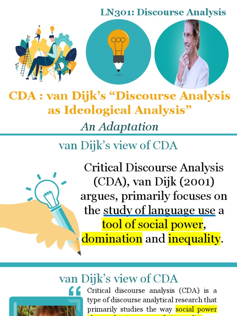 7 - CDA - Van Dijk | PDF | Human Communication | Cognitive Science