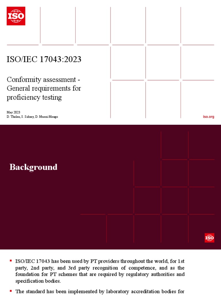 ISO-CASCO - ISO-IEC 17043-2023., Conformity Assessment - General ...