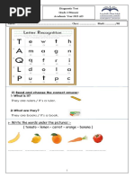Grade 3 Diagnostic Test | PDF