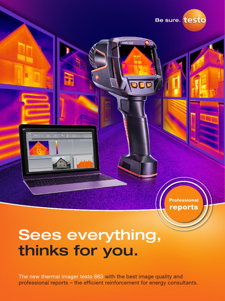 Testo 883 Brochure | PDF | Thermography | Electromagnetic Radiation