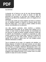 La Leyenda de La Llorona | PDF | Hernán Cortés