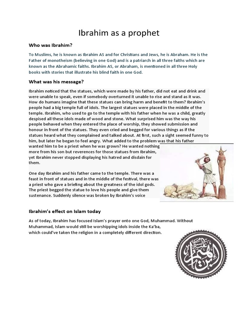 Ibrahim As A Prophet | PDF