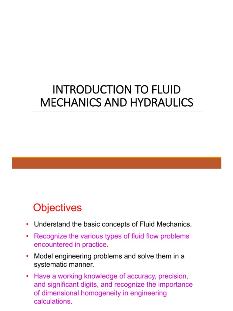 Introduction To Fluid Mechanics and Hydraulics | PDF | Fluid Dynamics | Fluid Mechanics