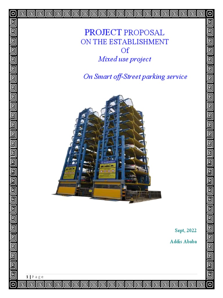 Off Street Project Proposal | PDF | Parking | Mixed Use Development