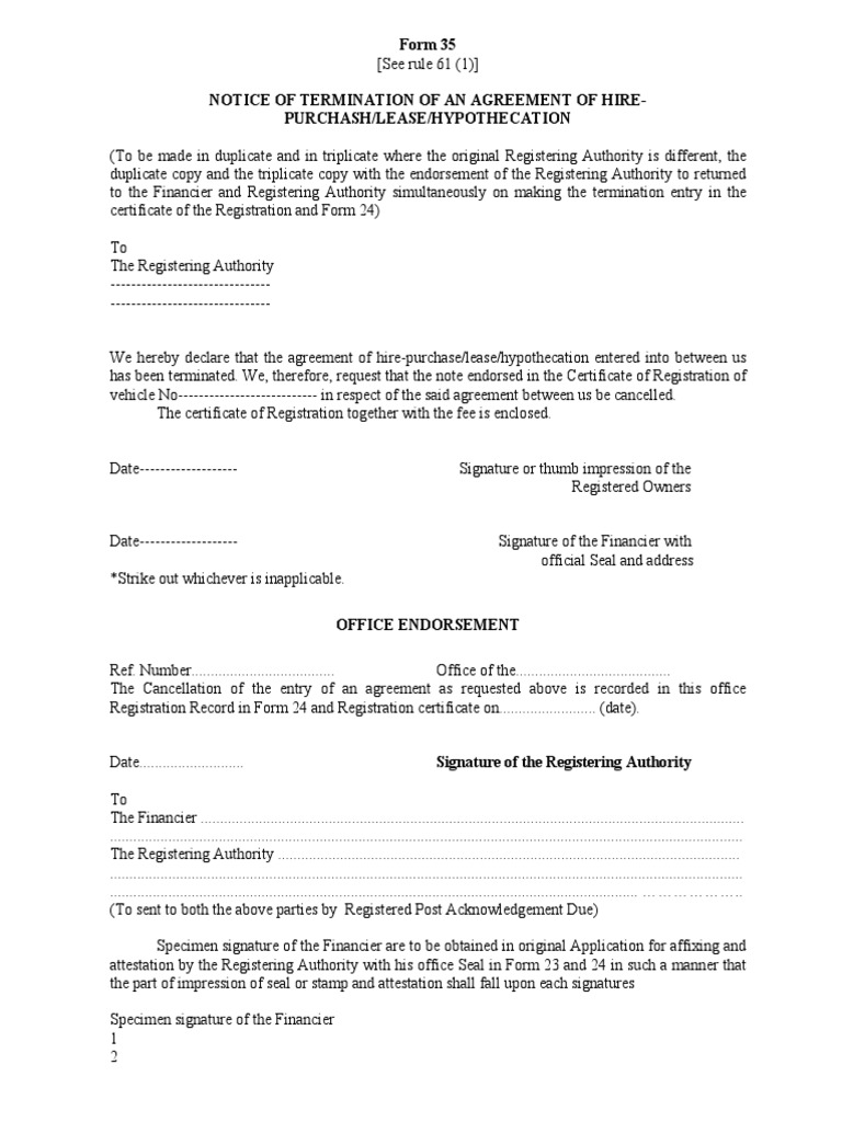 Form 35 | PDF | Common Law | Government