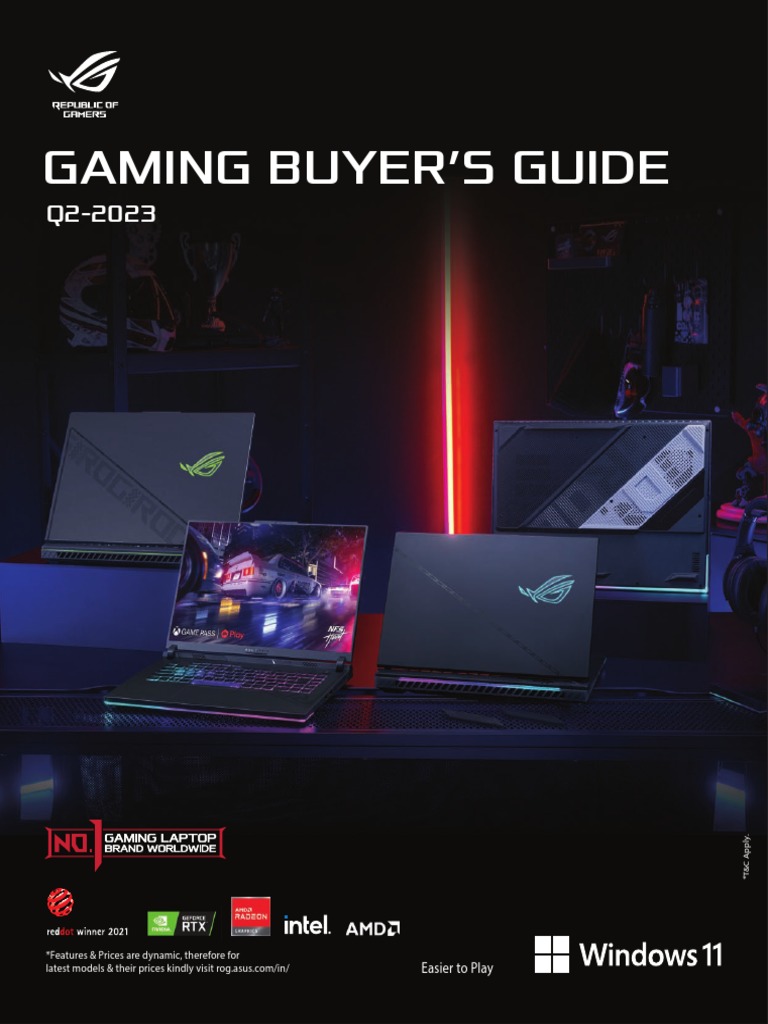 ROG Gaming Buyer's Guide Q2 2023 | PDF