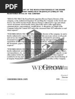 Board Resolution For GST Registration in Word Format | PDF