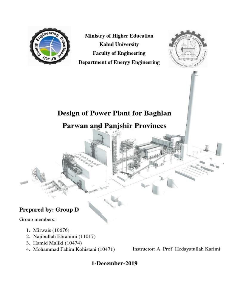 Engineering Students' Power Plant Design | PDF | Heat | Boiler