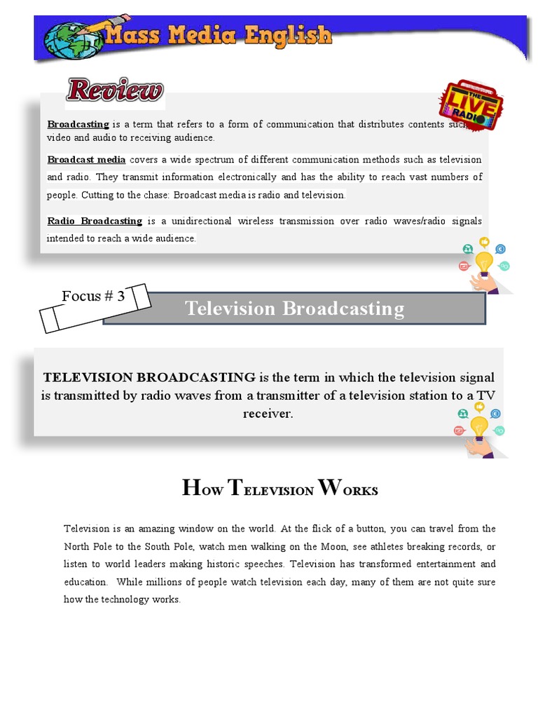 TV Broadcasting | PDF | Broadcasting | Radio