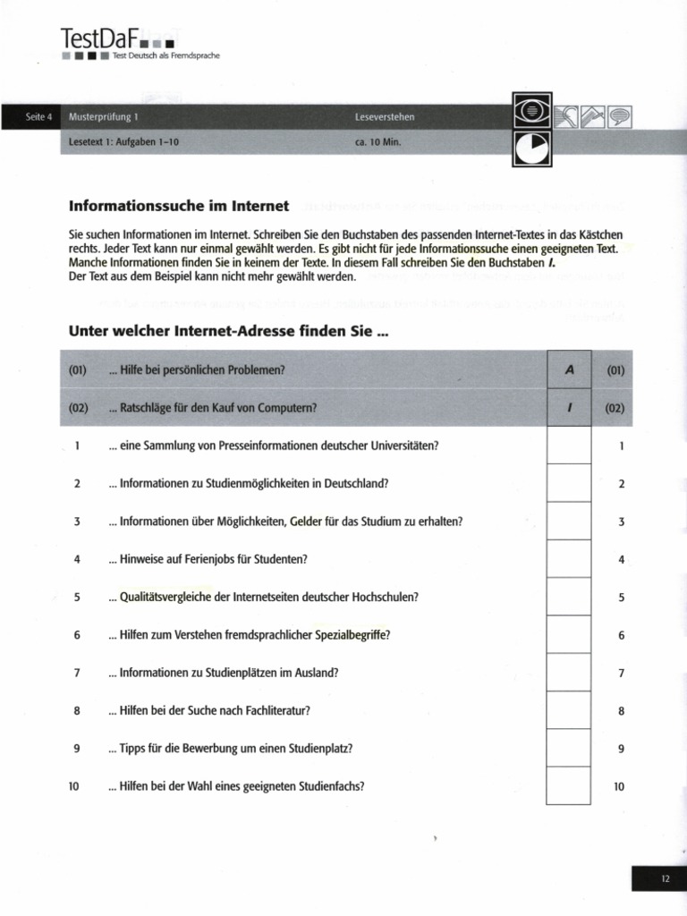 Muesterprfung - 1 TDN 3 | PDF
