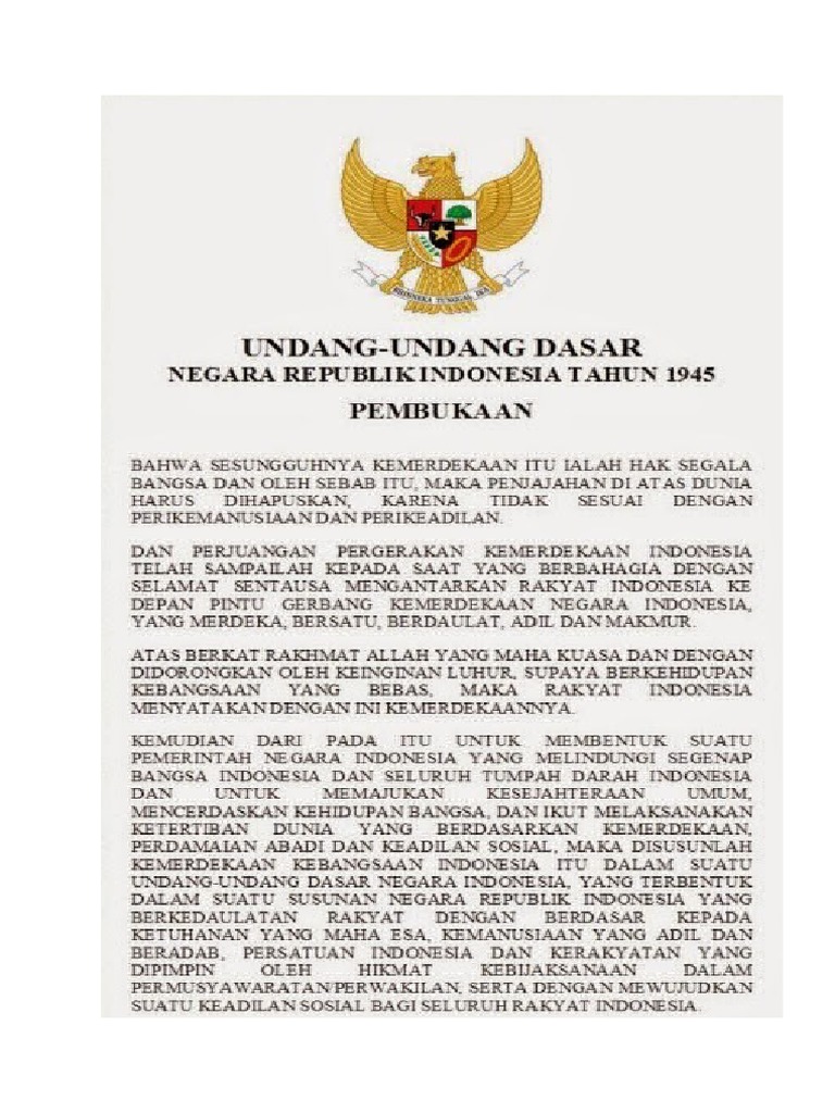 Teks UUD | PDF