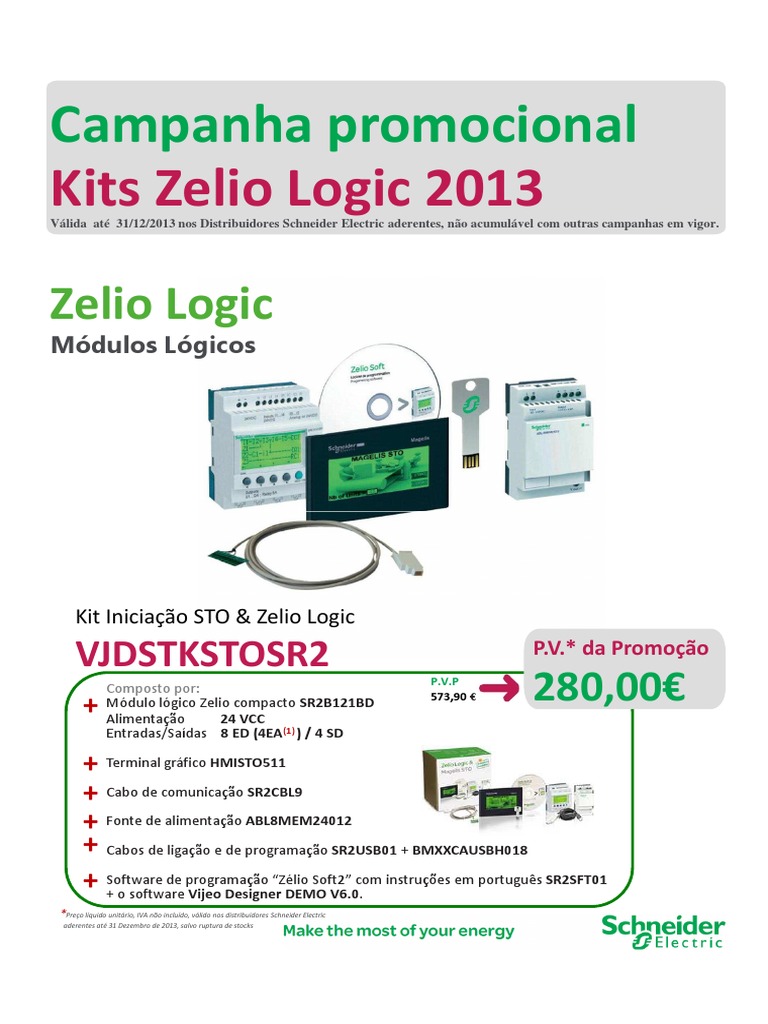 Campanha Kits Zelio 2013 | PDF | Programas | Engenharia Elétrica