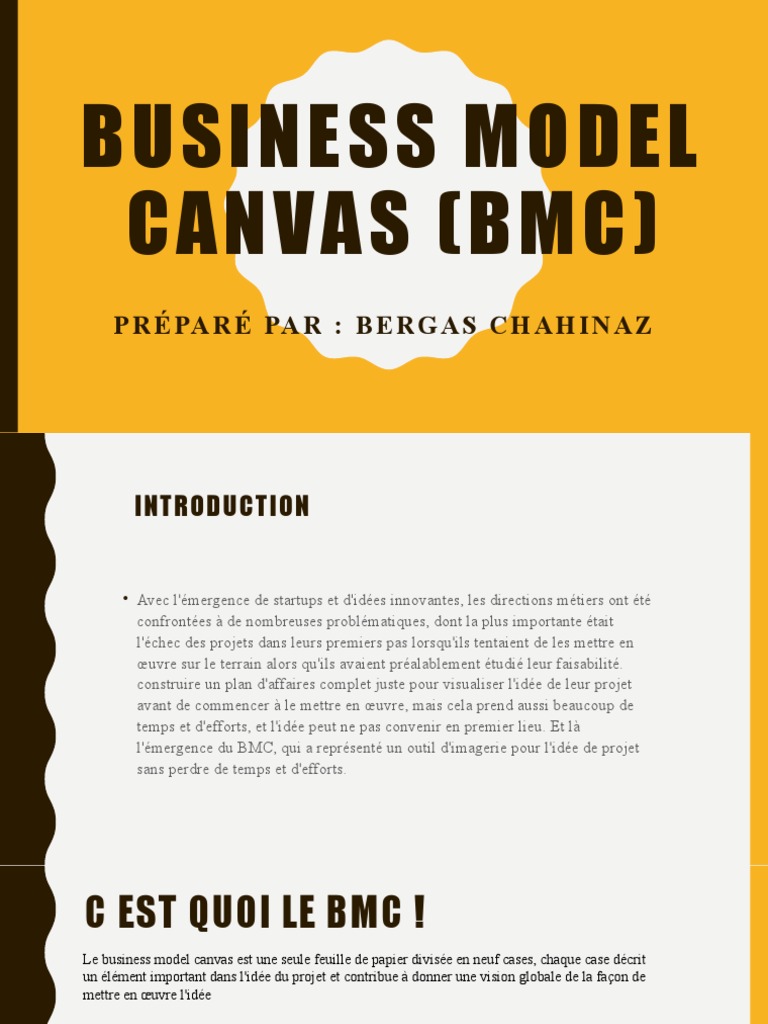 Business Model Canvas (BMC) | Télécharger gratuitement PDF | Modèle d ...