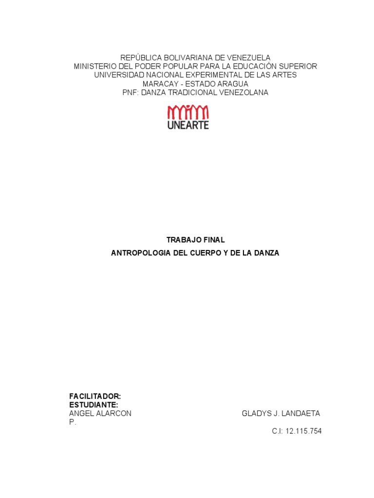 Trabajo Final Atcd-Gladys Landaeta | PDF | Maestros | Venezuela