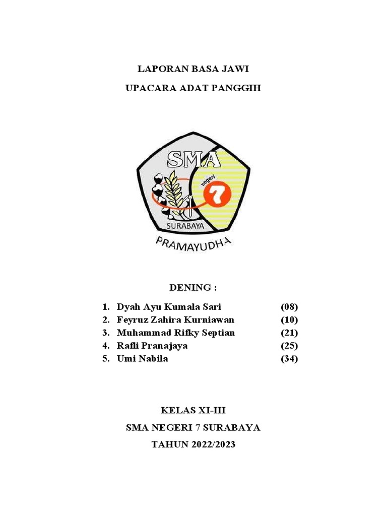 Laporan Basa Jawi Kel 5 | PDF