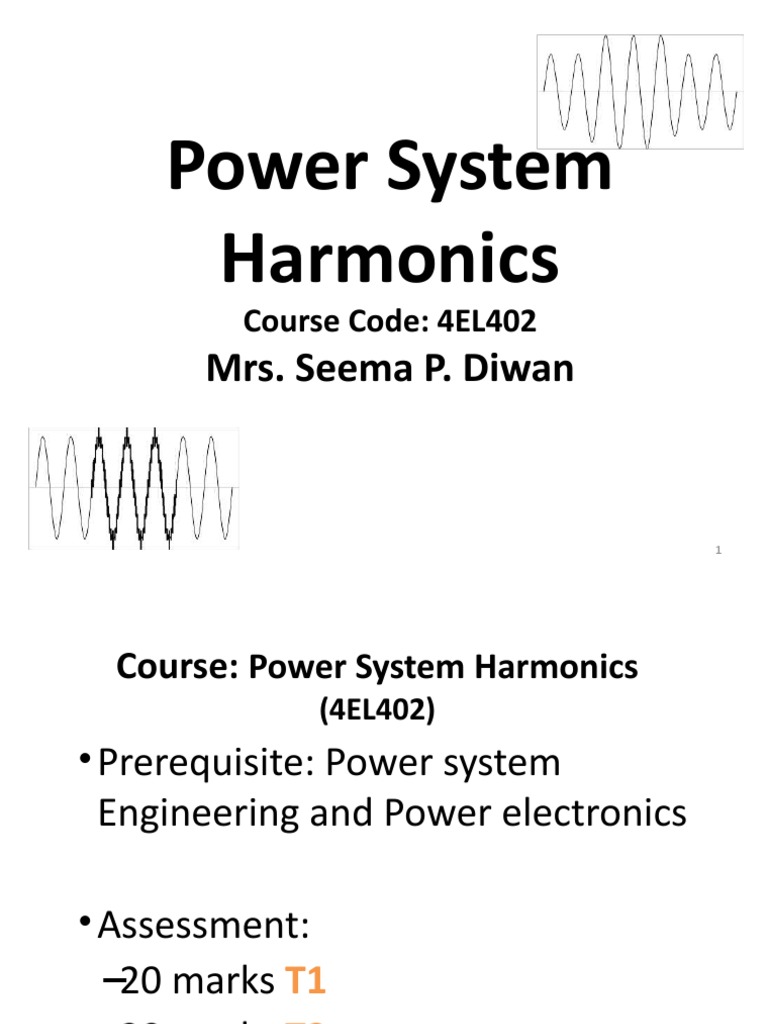 Mod 1 Introduction To PQ | PDF | Distortion | Electric Power