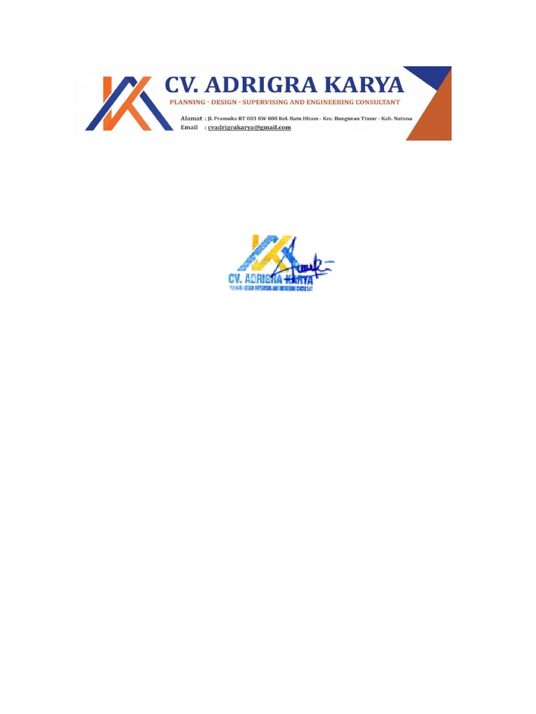 Kop TTD Cv. Adrigra Karya | PDF