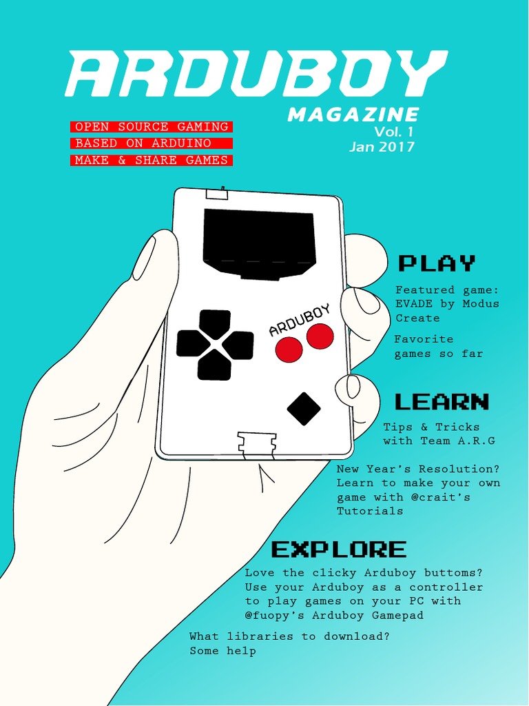 Arduboy Magazine Vol 1 Download Free Pdf Computer File C