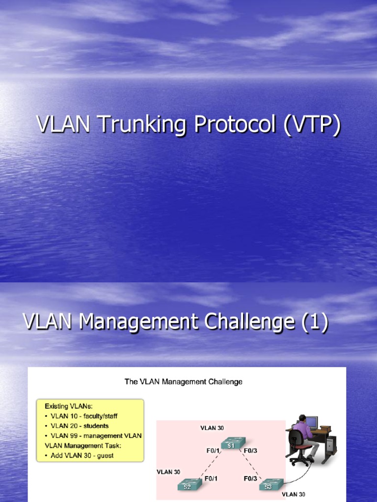 VTP Slides | PDF | Computer Science | Computer Networking
