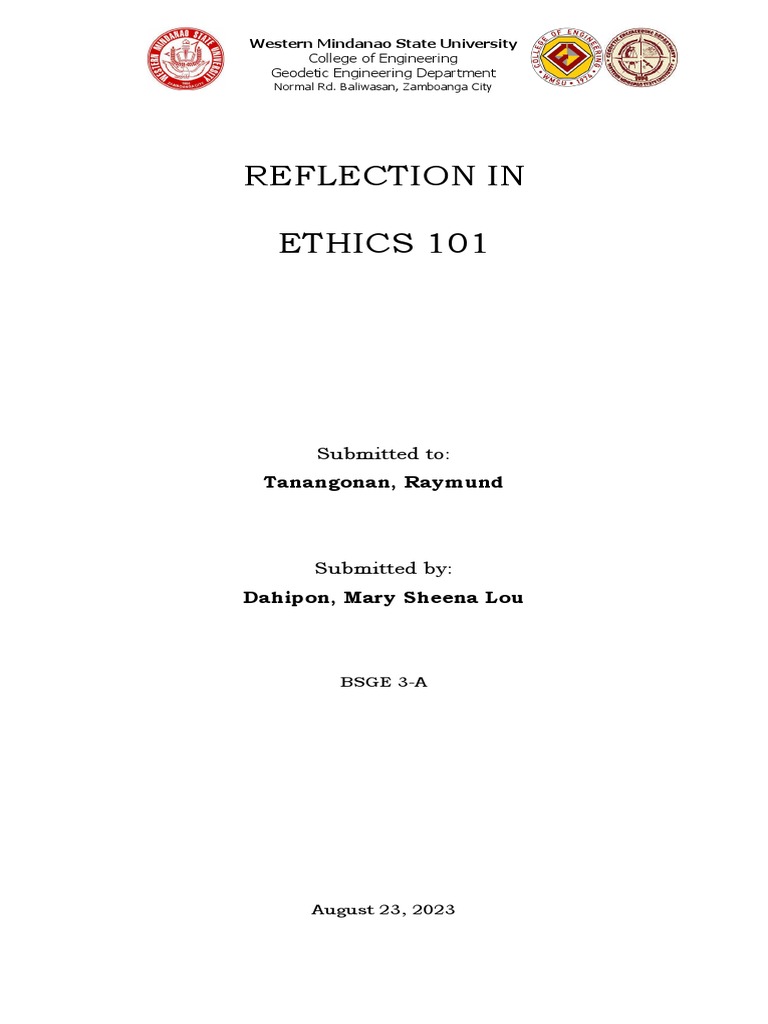 Case Analysis in Ethics 101 | PDF | Decision Making | Choice