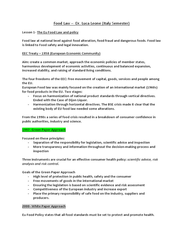 EU Food Law and Safety Governance | PDF | Organic Farming | Animal Welfare