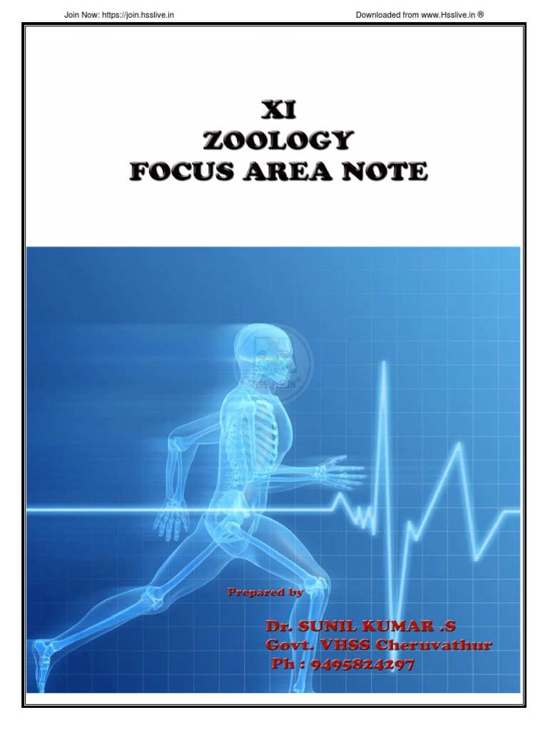 Hsslive Xi Zoology Notes by Sunil Kumar | PDF Hsslive Xi Zoology Notes by Sunil Kumar | PDF