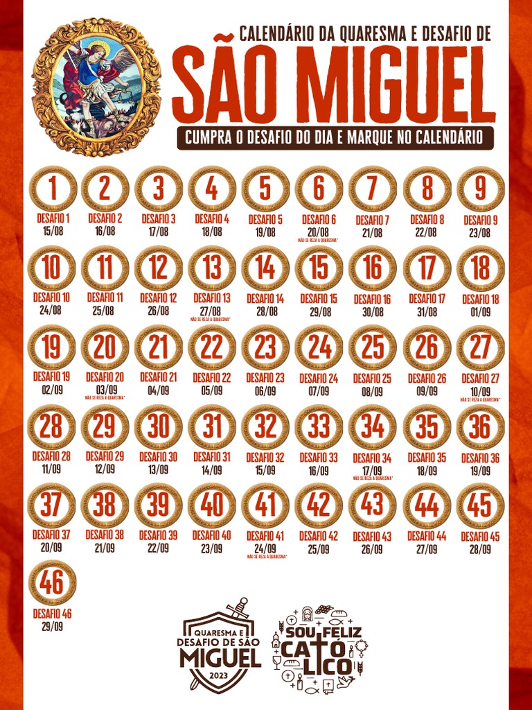 Calendario São Miguel | PDF