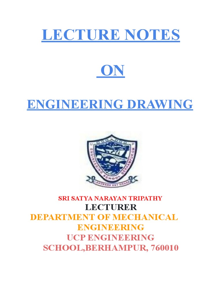 60372-Engineering Drawing 1 | PDF | Ellipse | Perpendicular