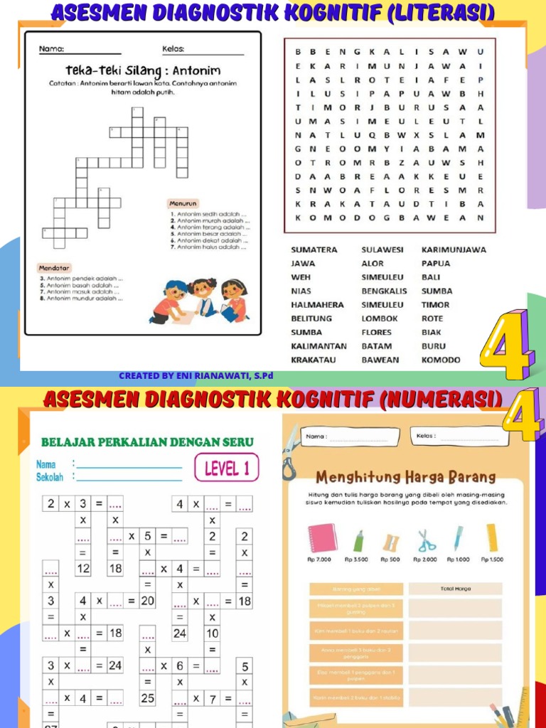 Asesmen Diagnostik Kognitif MTK | PDF