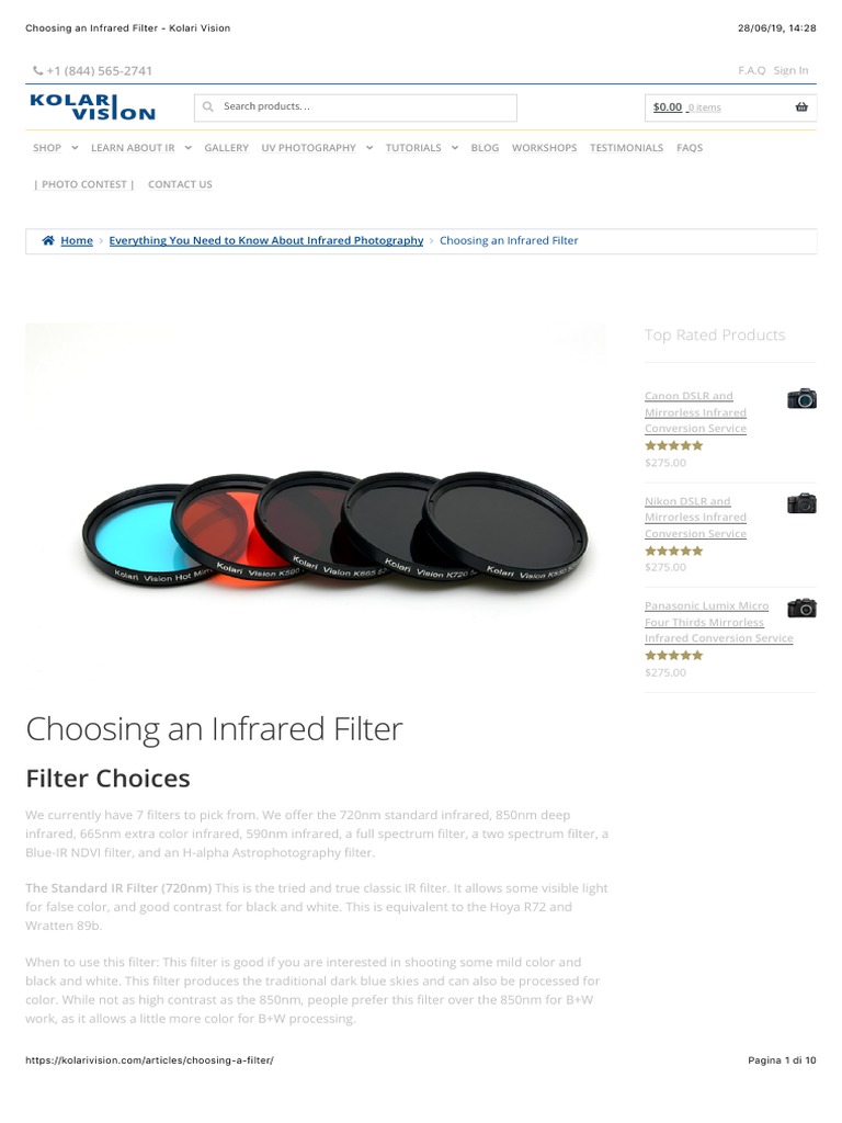 Choosing An Infrared Filter - Kolari Vision | PDF | Infrared | Optical ... Choosing An Infrared Filter - Kolari Vision | PDF | Infrared | Optical ...