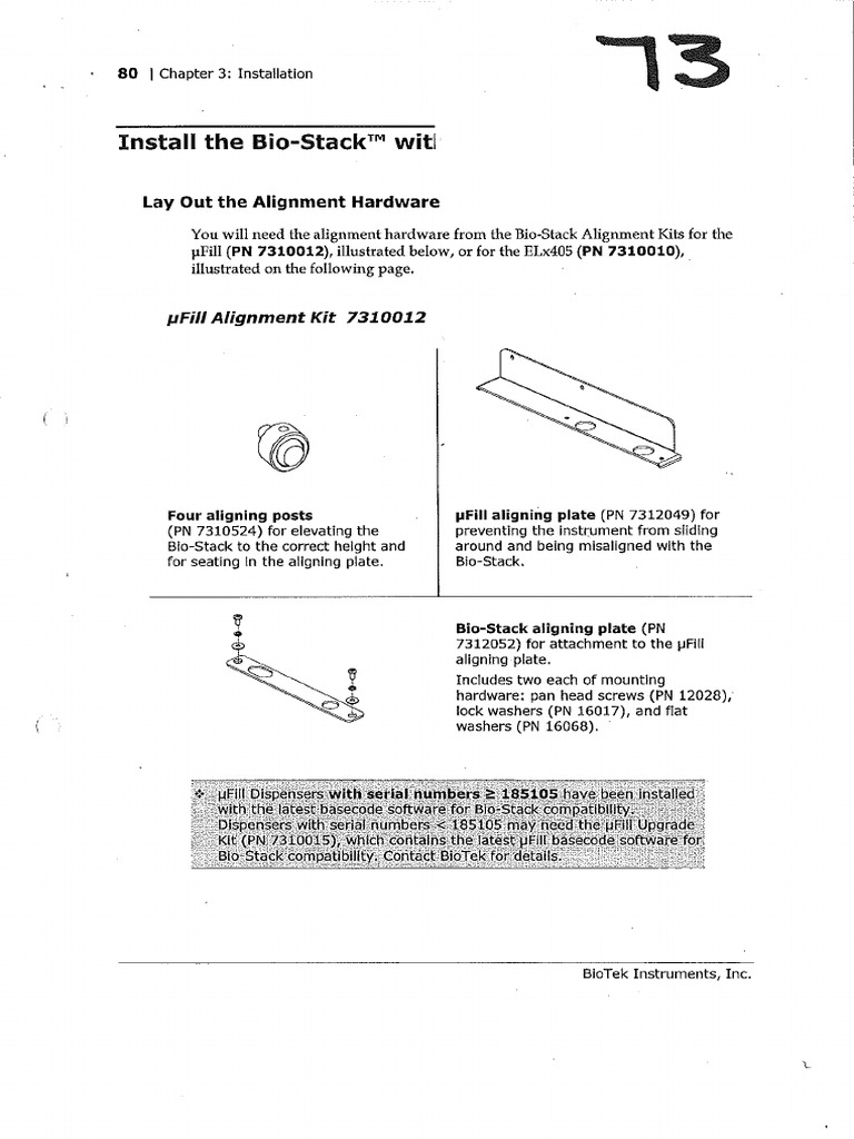 Installing Bio-Stack | PDF